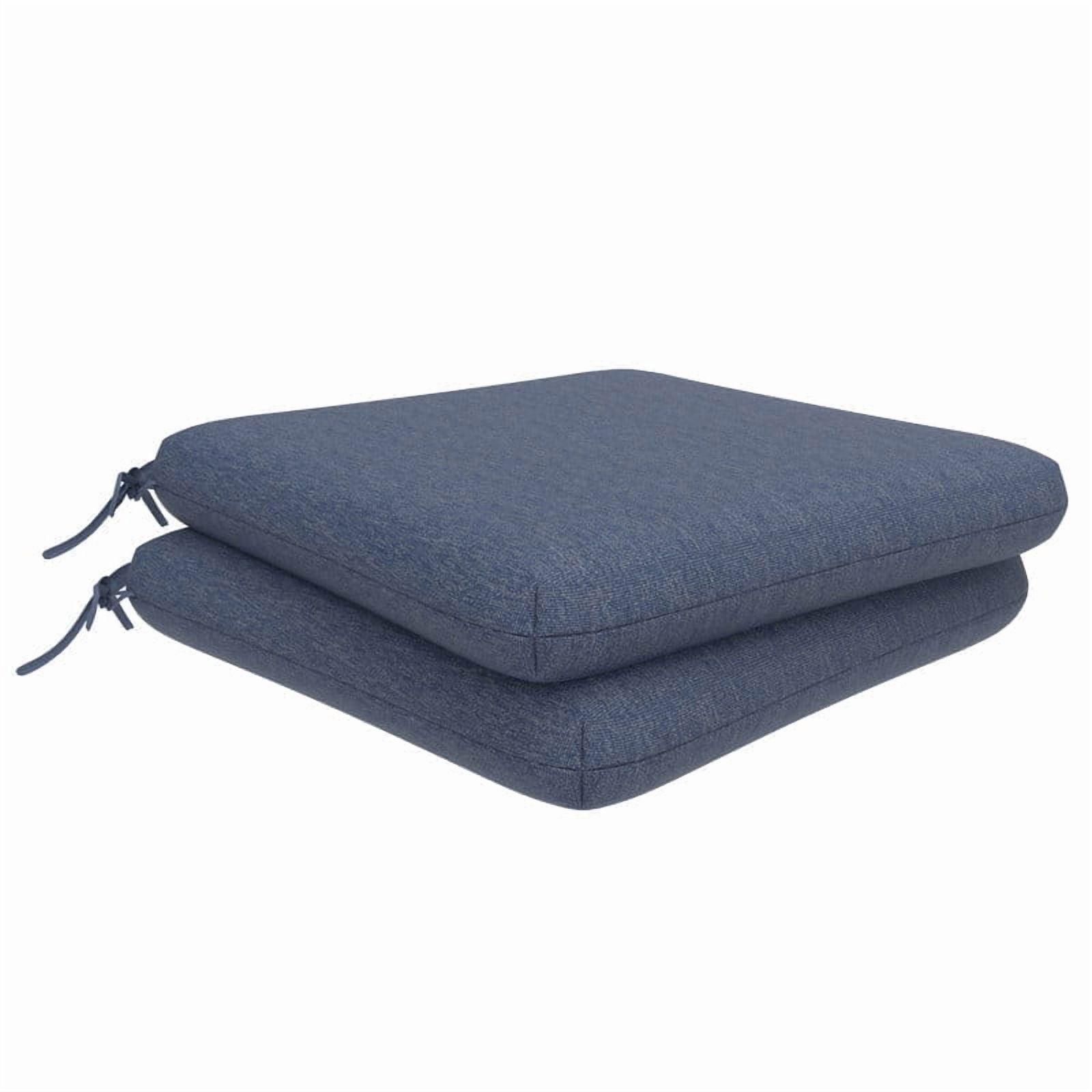 Covers & all Olefin Square Dining Chair Cushions 3" Foam Tear and UV ...