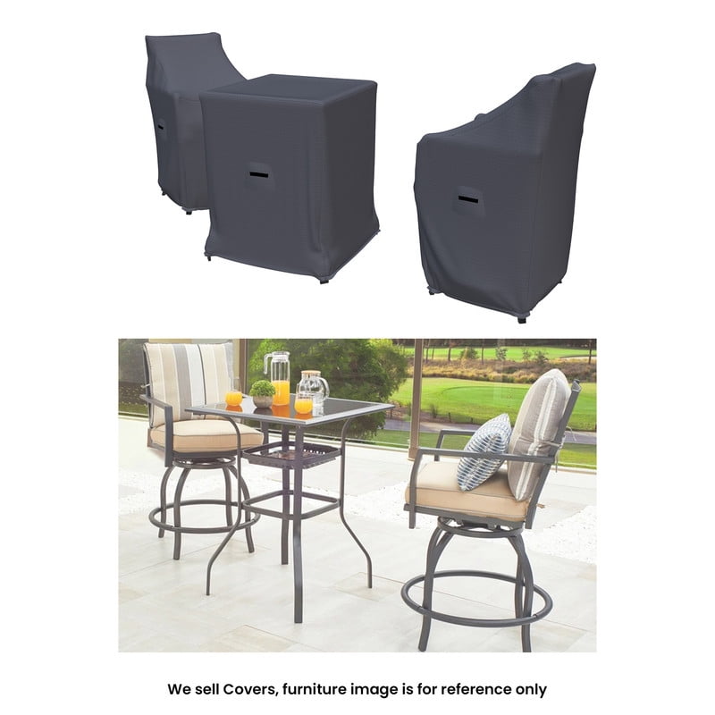 Covers & all Outdoor Bistro Set Covers for Zaina Square 2-Person Table ...