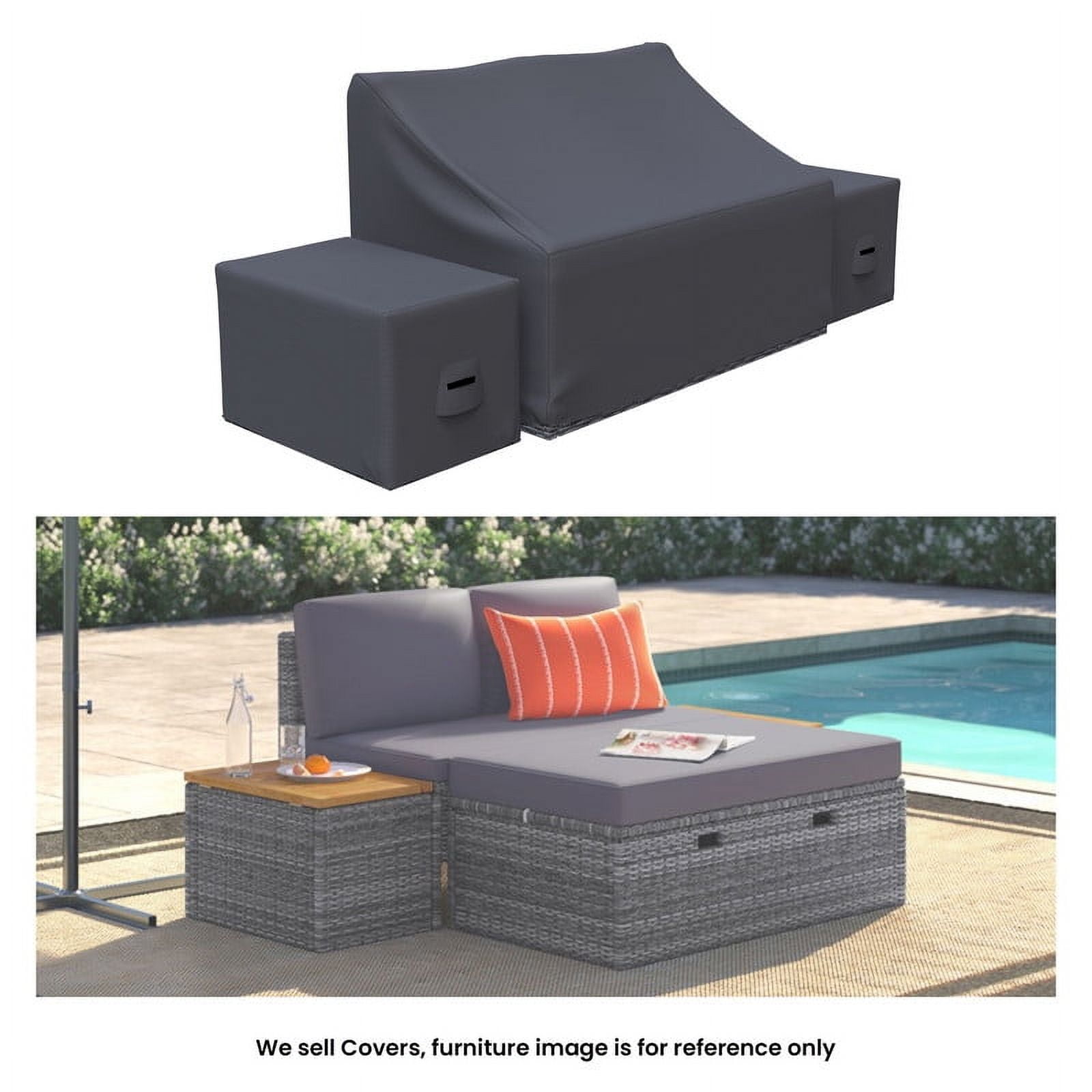 Covers & all Outdoor Daybed and Side Table Covers for 41.2" Arrika ...