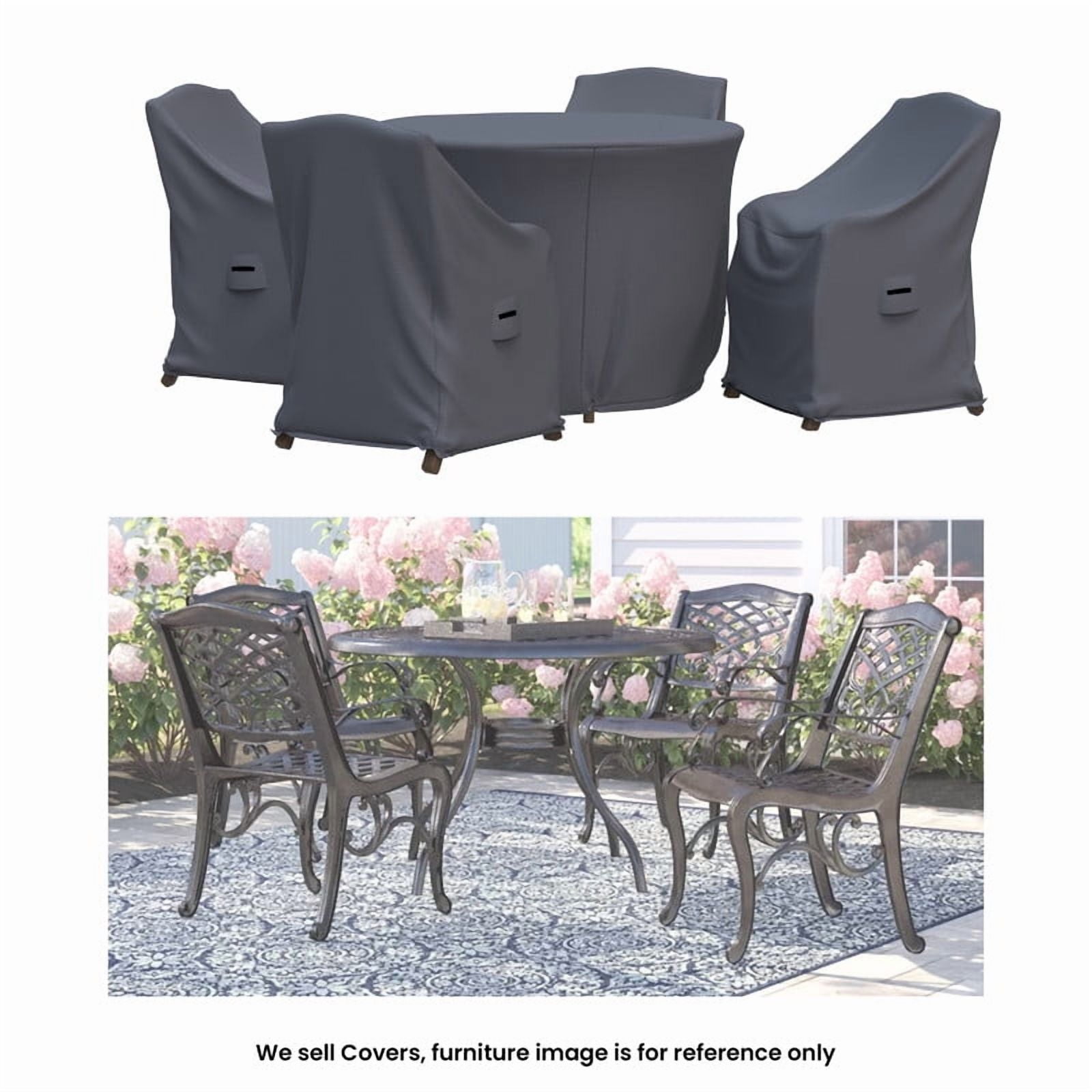 Covers & all Outdoor Dining Set Covers for Chachere 4-Person Round ...