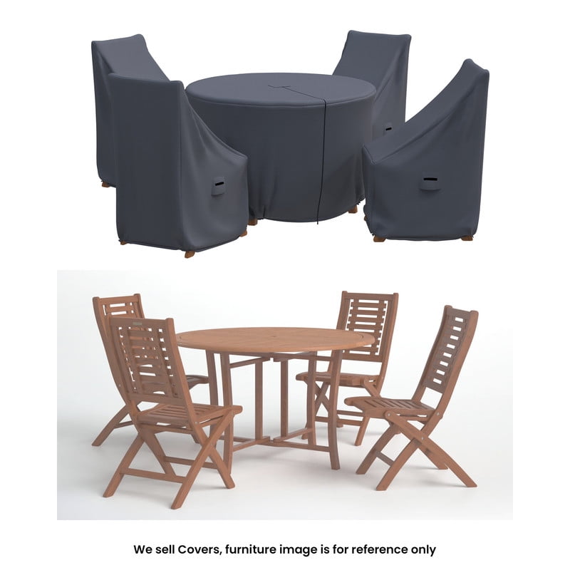 Covers & all Outdoor Dining Set Covers for Fleur 4-Person Round Table ...