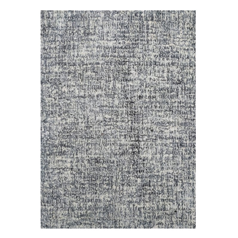 Covers & all Textured Grid Micro- Wool Bedroom Carpet, Hand Tufted and ...