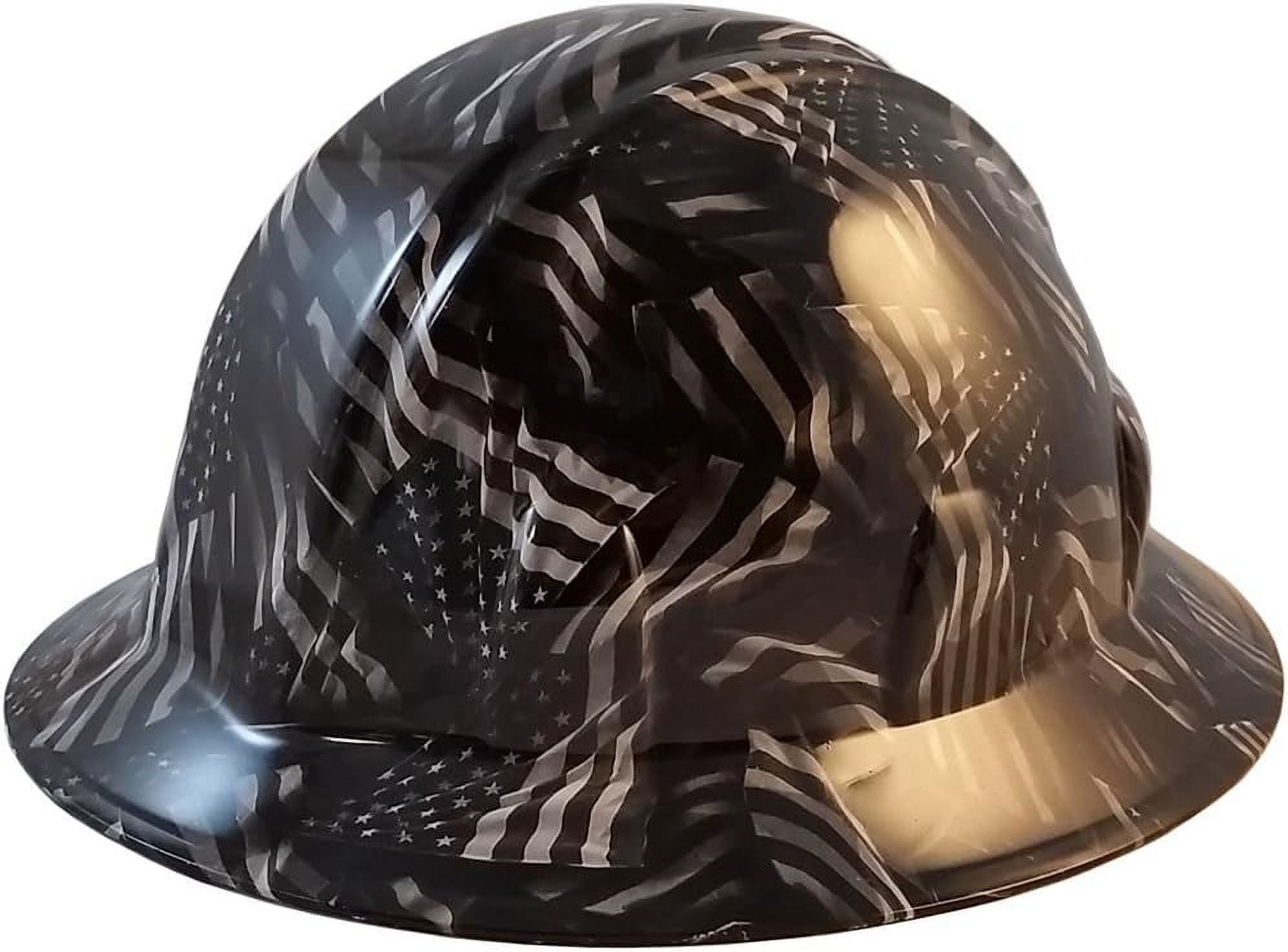Covert USA Flag Hydro Dipped Hard Hats, Full Brim Style - Walmart.com