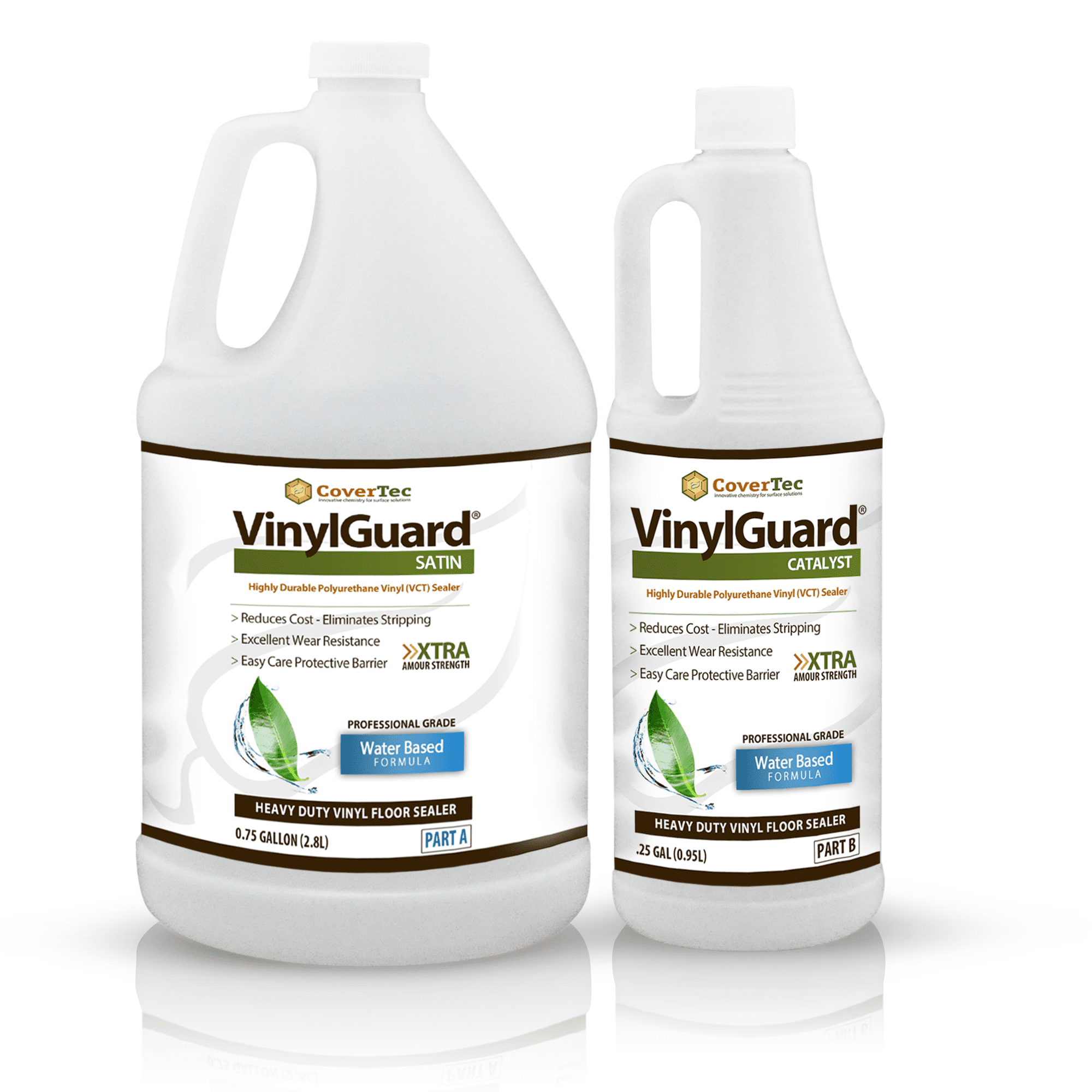 VinylGuard Non-Slip Satin WB Polyurethane Vinyl Floor Coating for LVT ...