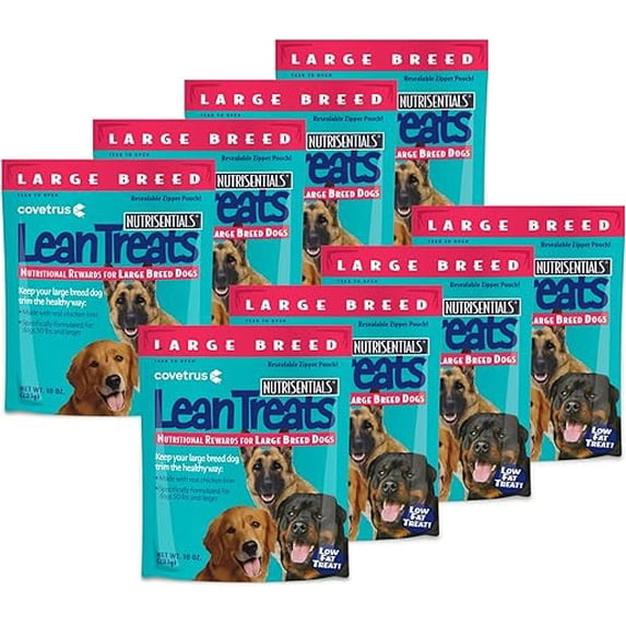 Covetrus Lean Treats - Low Fat, Nutritional Soft Dog Treats for Large ...