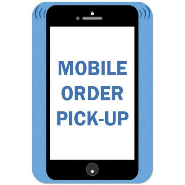 Covid-19 Notice Sign - Mobile Order Pick Up - Walmart.com