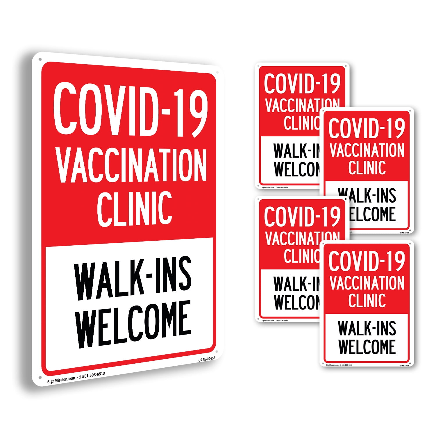Covid-19 Vaccination Clinic Walk-Ins Welcome Public Safety Aluminum ...