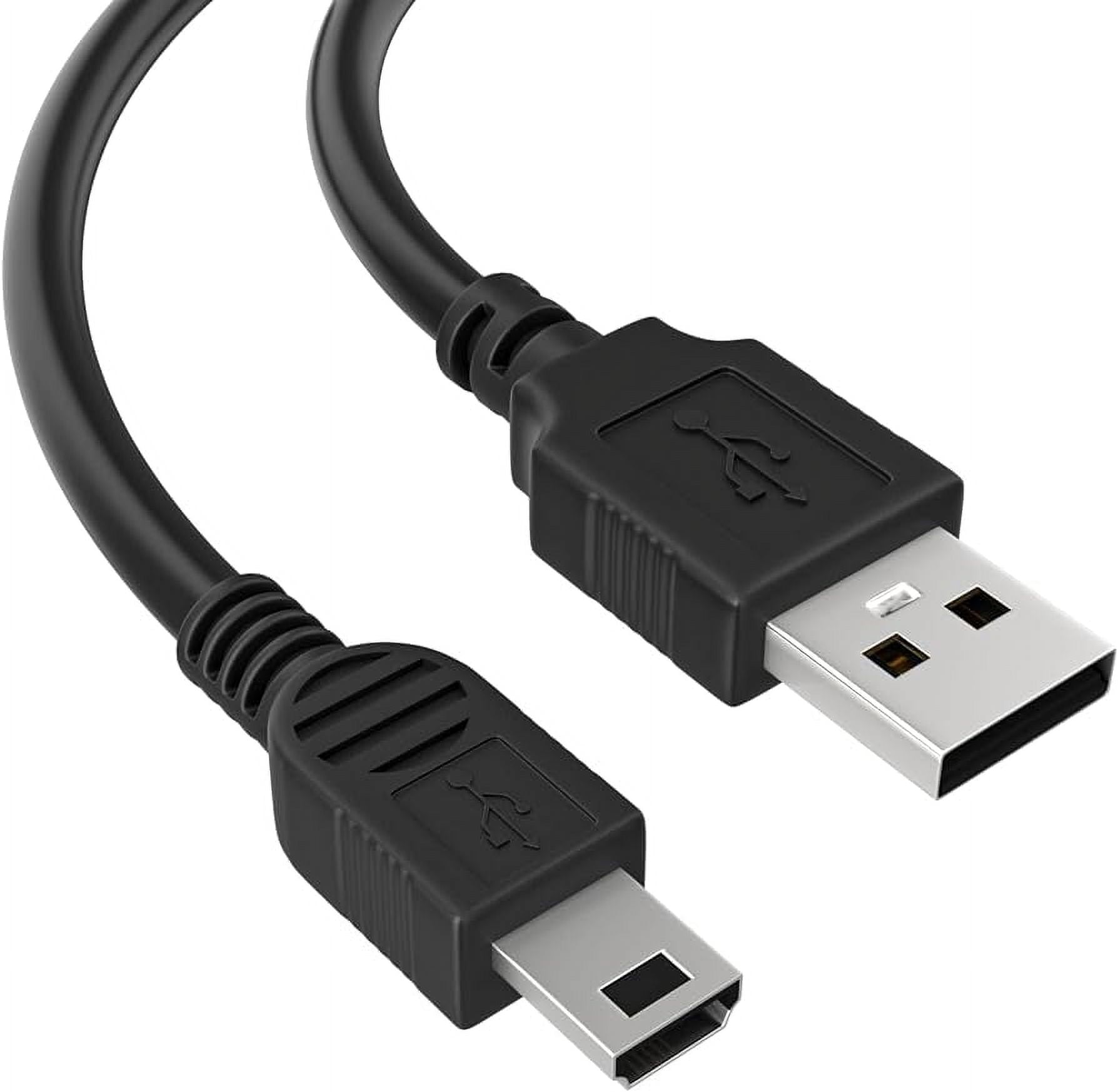 USB 2.0 Mini-B Cable for Charging/Data Transfer - Compatible with ...