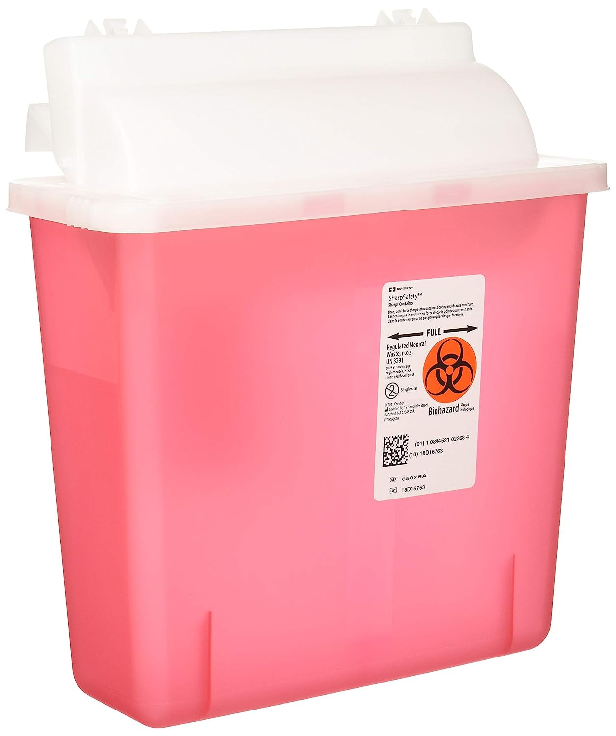 Covidien COV-8507SA SharpSafety Safety in Room Sharps Container ...