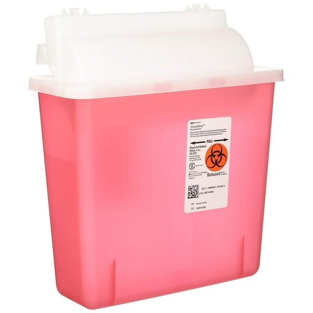 Covidien COV-8507SA SharpSafety Safety in Room Sharps Container ...