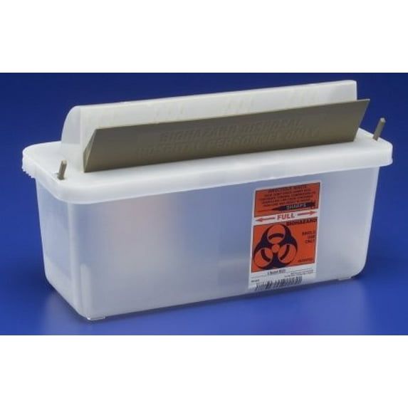 Covidien In-Room Multi-purpose Sharps Container - 85121CS - 5 Quart ...