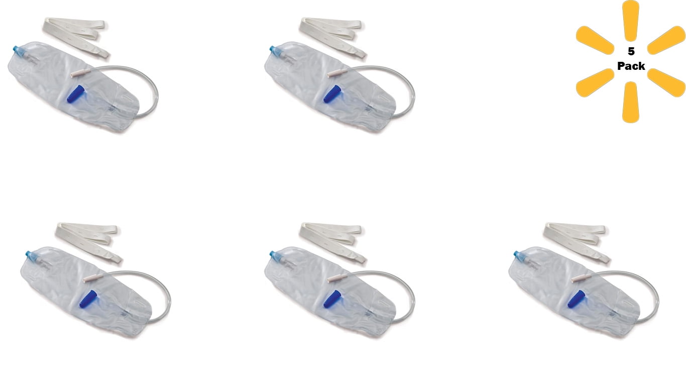 Covidien Urinary Leg Bag Dover Anti-Reflux Valve NonSterile 500 mL ...