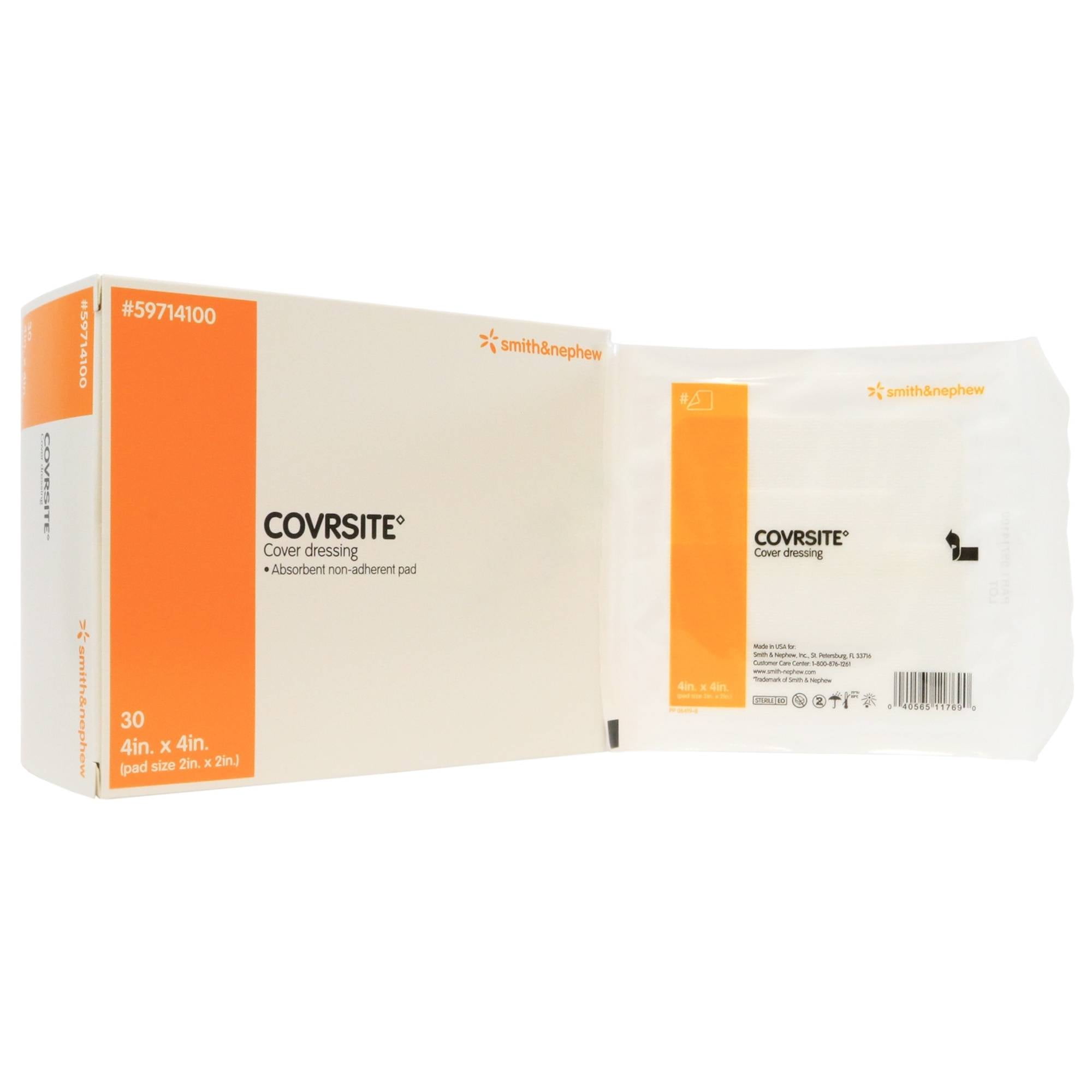 Covrsite Composite Dressing 4 x 4 Inch Sterile, 59714100 - Box of 30 ...
