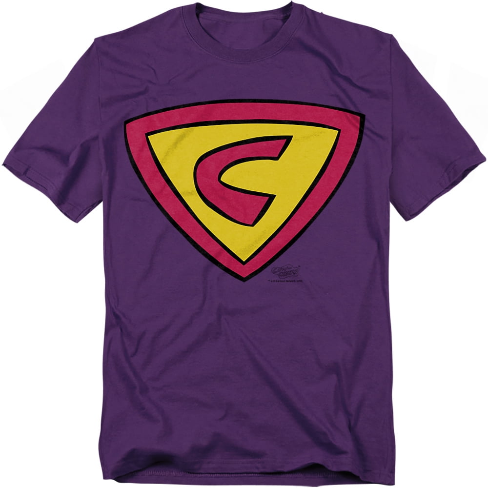 Cow And Chicken Cartoon Network Series Supercow Logo Adult T-Shirt Tee ...