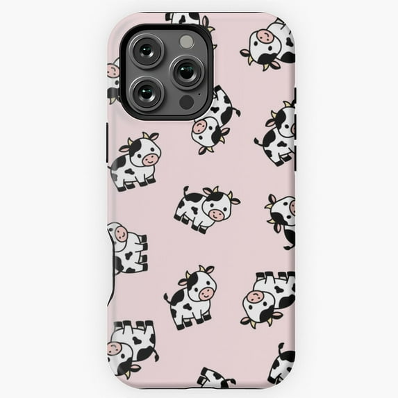 Cow Animal Illustration Art iPhone Case 17 16 15 14 13 12 11 Pro Max ...