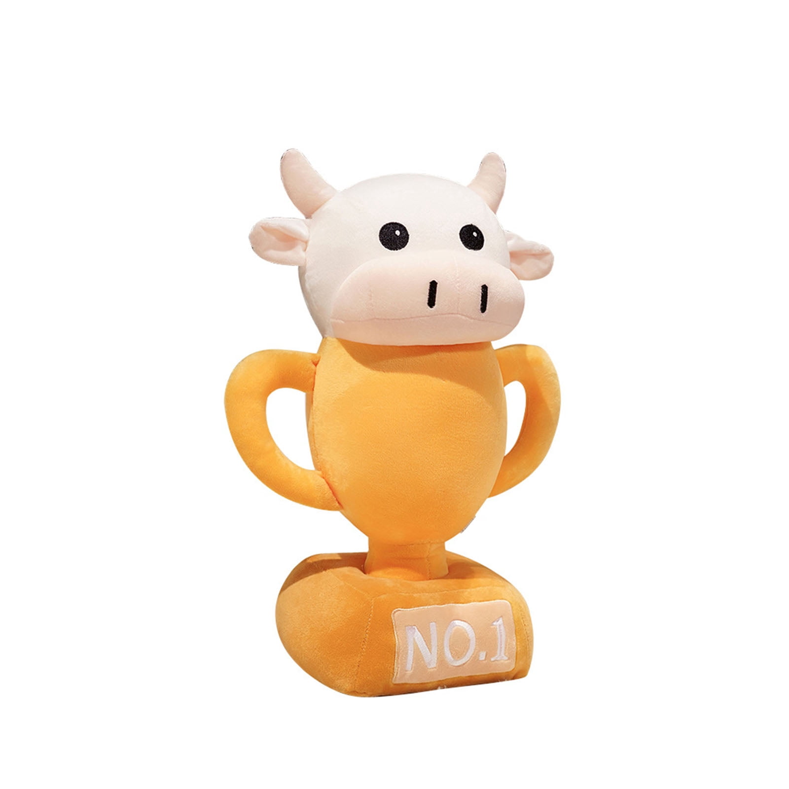 Cow Beer Trophy Plush Toy - Lively Champion Plush Pillow, Darling Cow ...