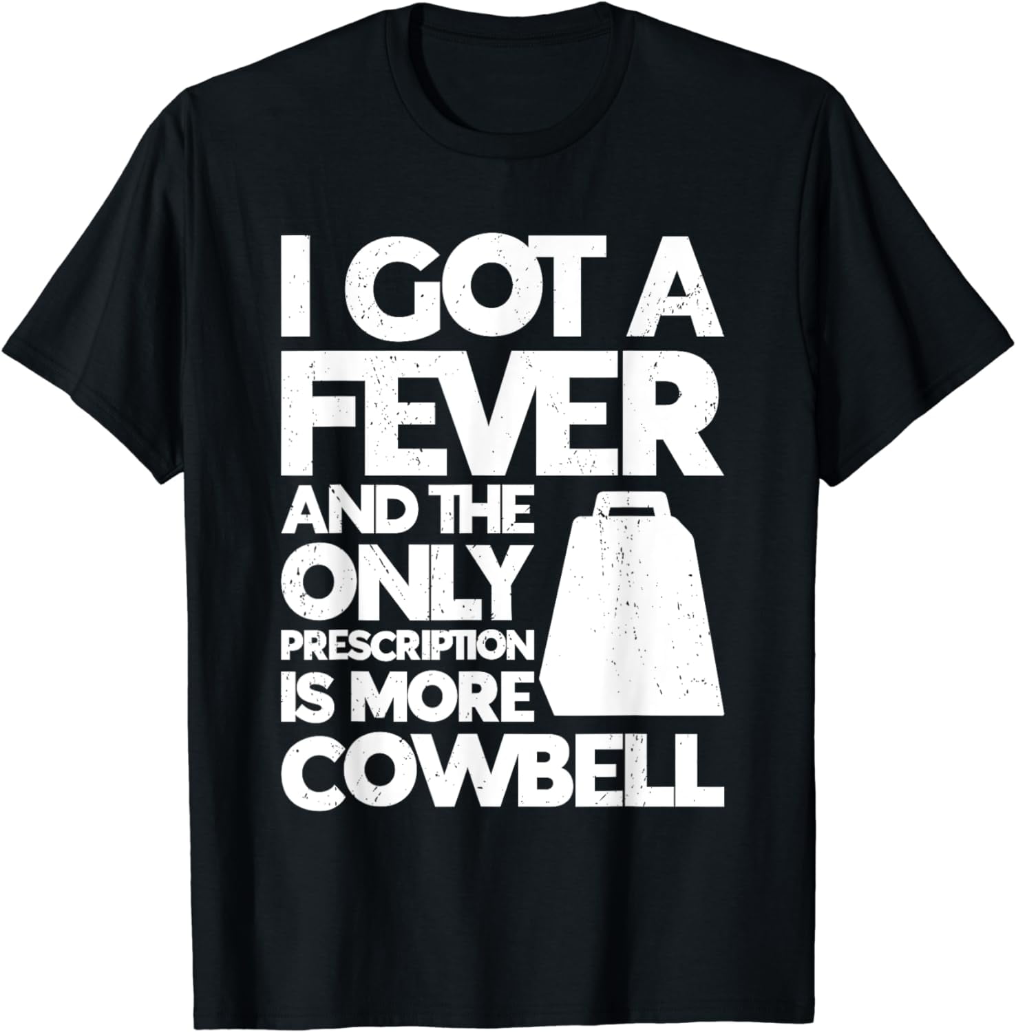 Cow Bell More Cowbell Vintage Funny Drummer Cowbell Funny T-Shirt ...