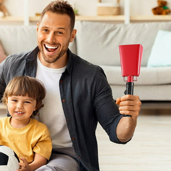 Cow Bell Noise Makers, Stadium-Grade Noise Maker with Secure Grip ...