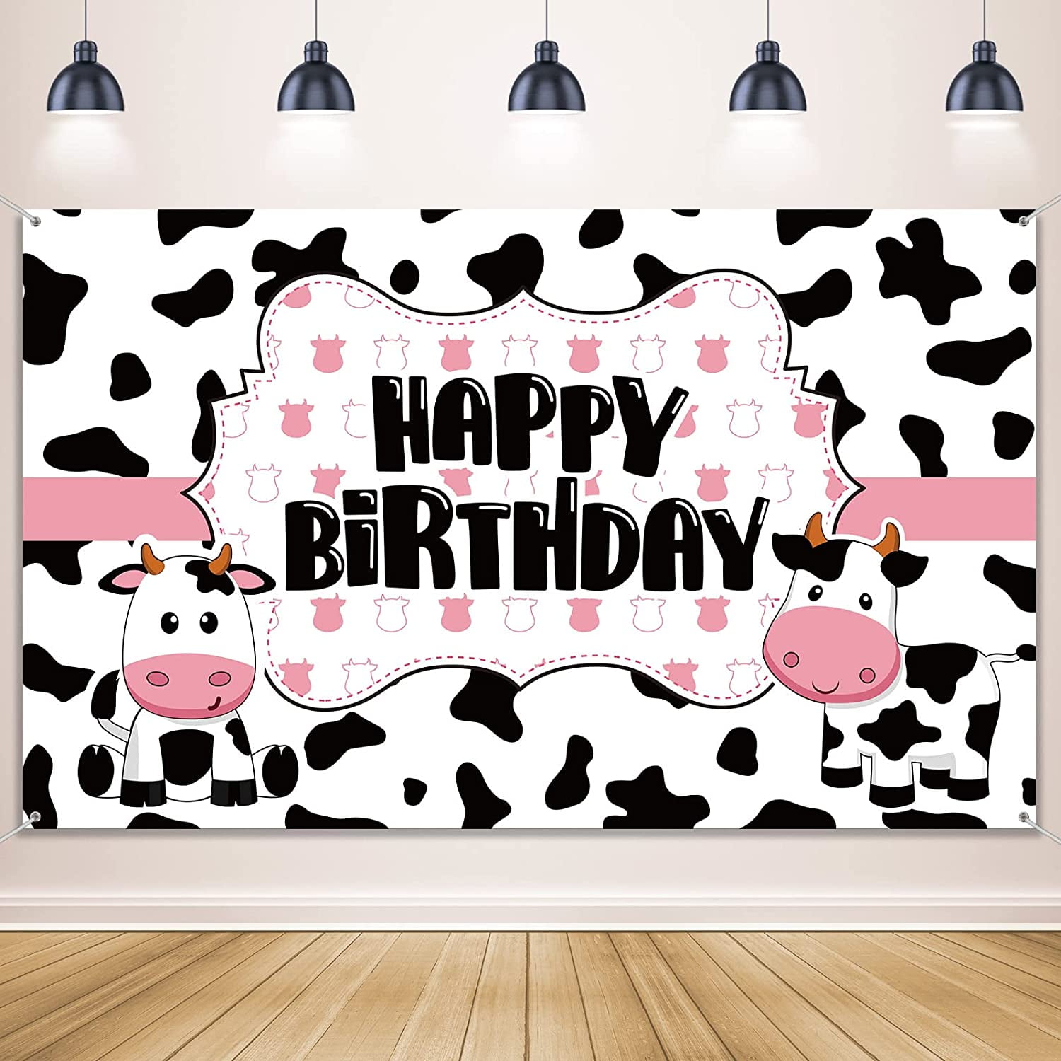Cow Birthday Party Supplies Funny Cow Party Decorations Backdrop Cow ...