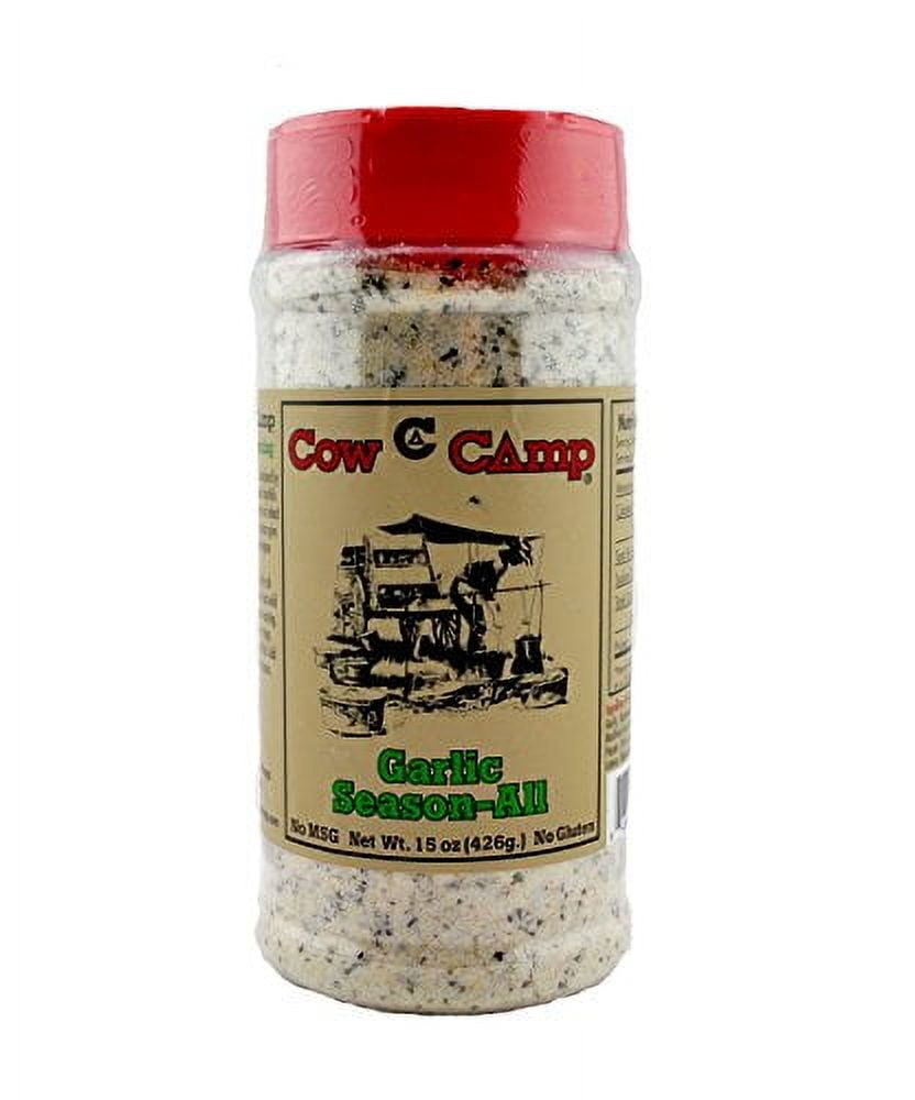 Cow Camp, Garlic Cooking Seasoning Spice, 15 Ounce - Walmart.com