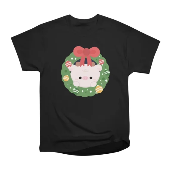 Cow Christmas T-Shirt Tee Gift For Him Merch For Her Apparel For Friend ...
