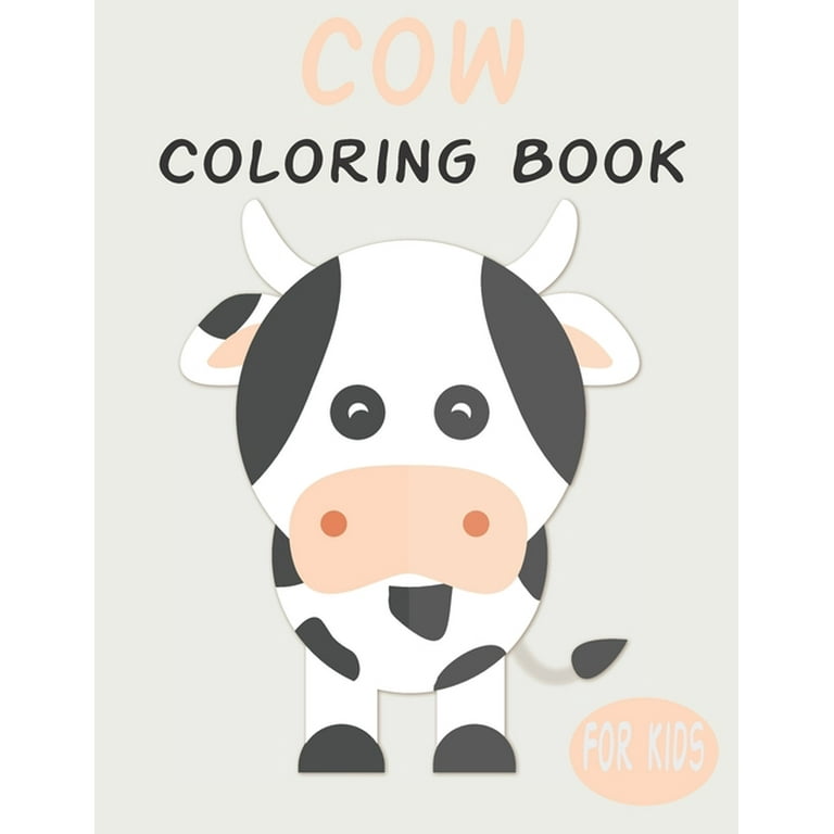 cow coloring book for kids