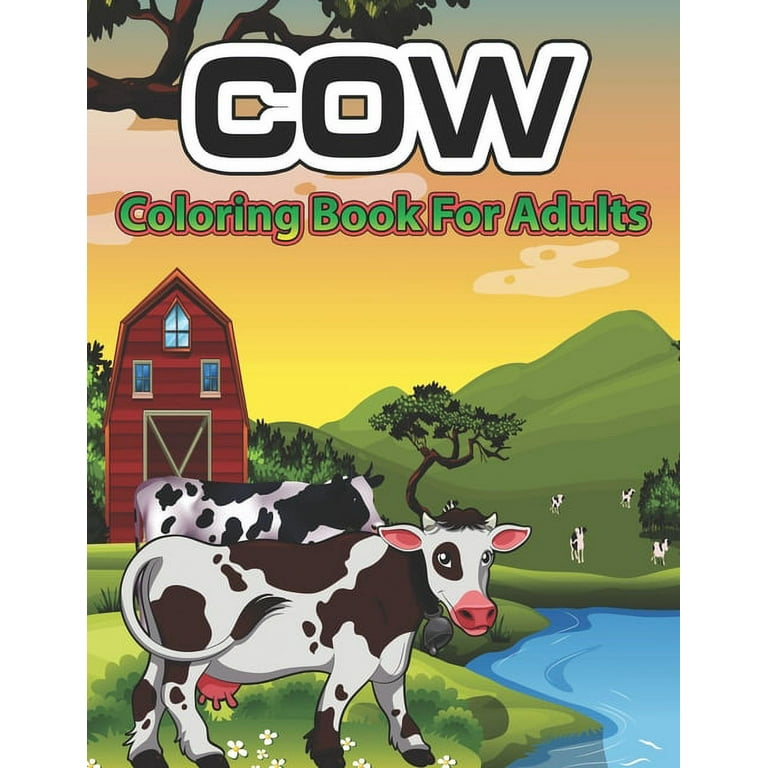 cow coloring book for kids