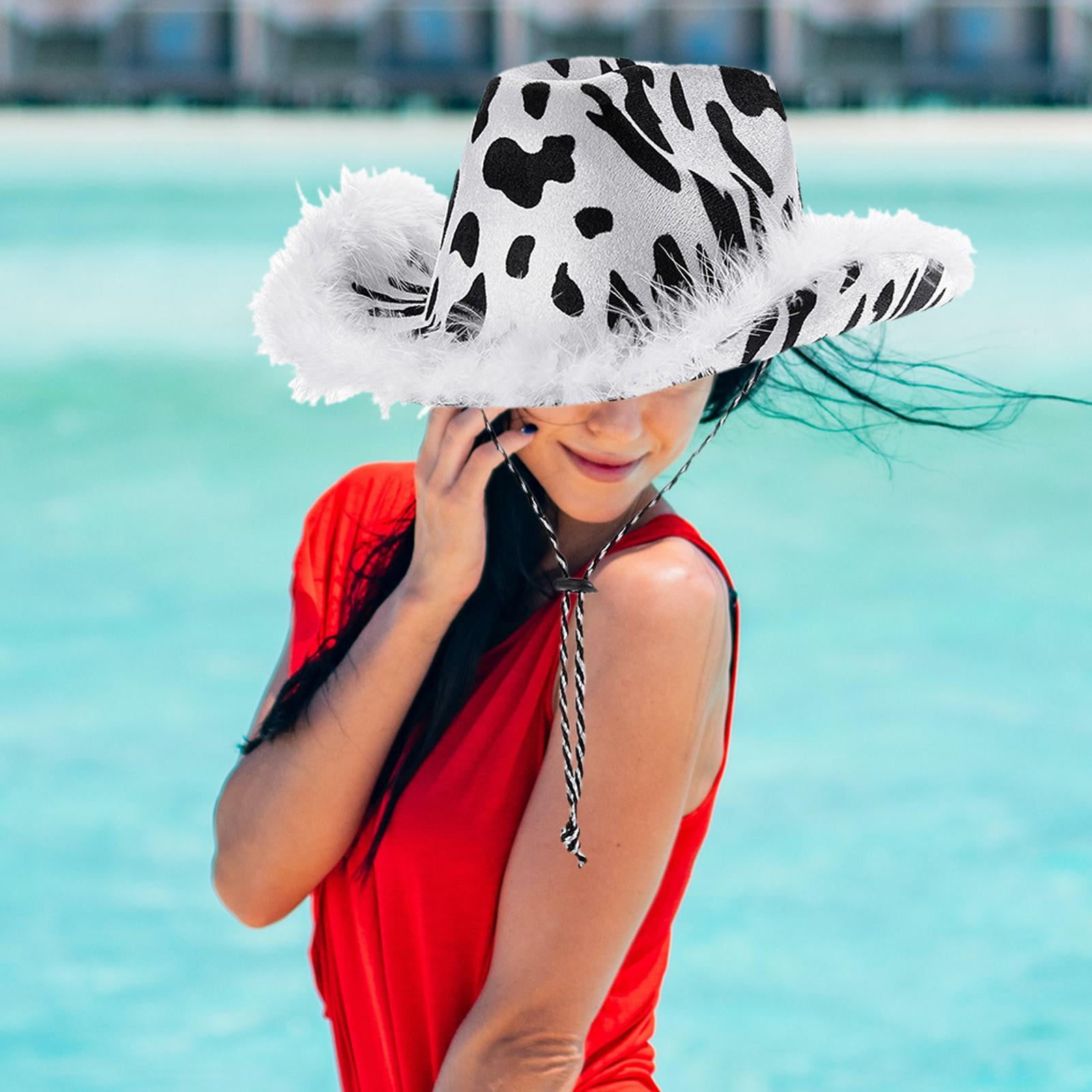 Cow Cowboy Hat Cowgirl Hat Cowboy Hat Women Accessories Wide brim Hats ...