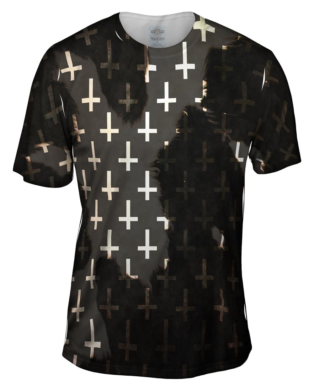 Cow Cross Of St Peter Mens T-Shirt All Over Print - Walmart.com