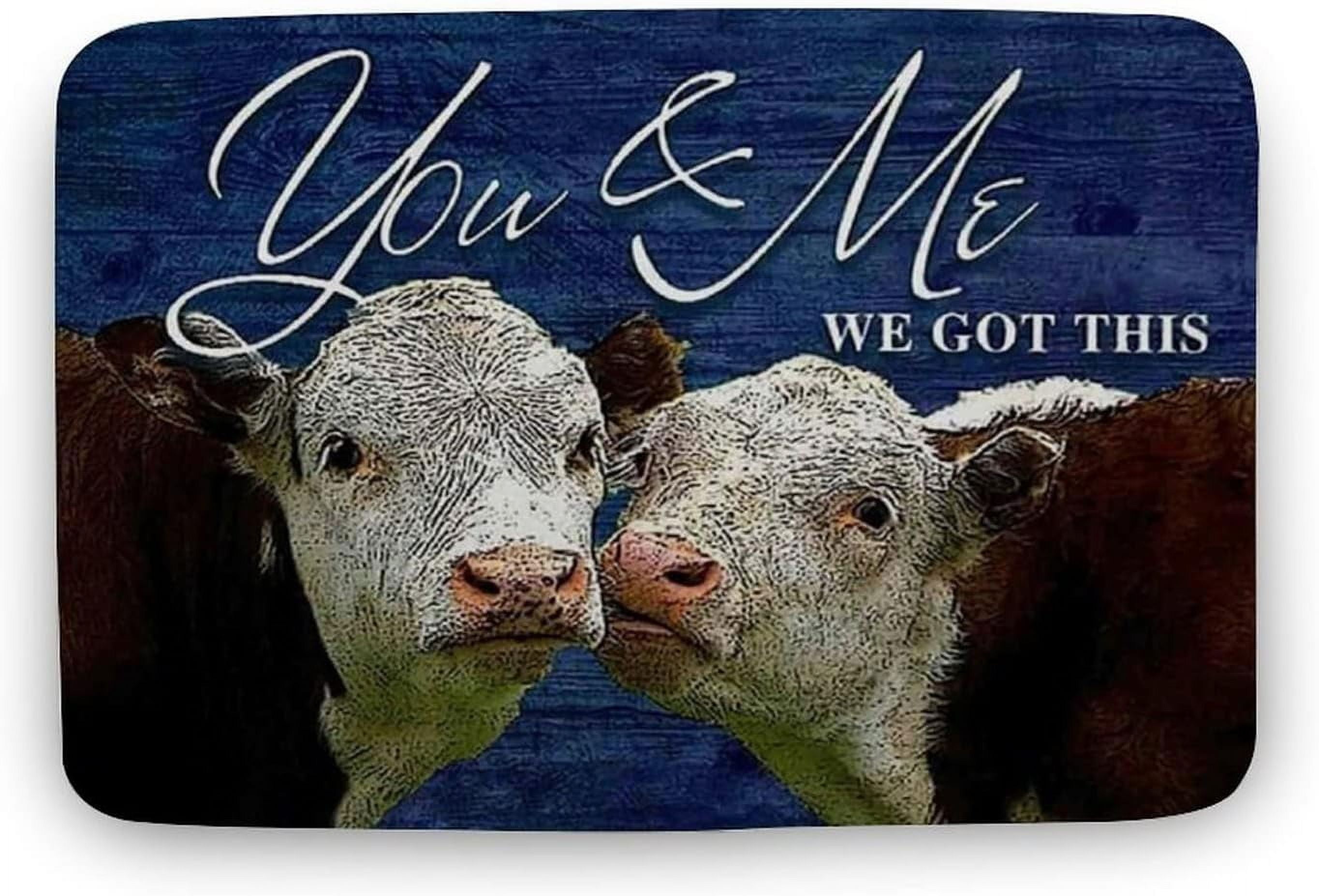 Cow Doormat,You and Me We Got This Home Decor; Welcome Mat; Outdoor Mat ...