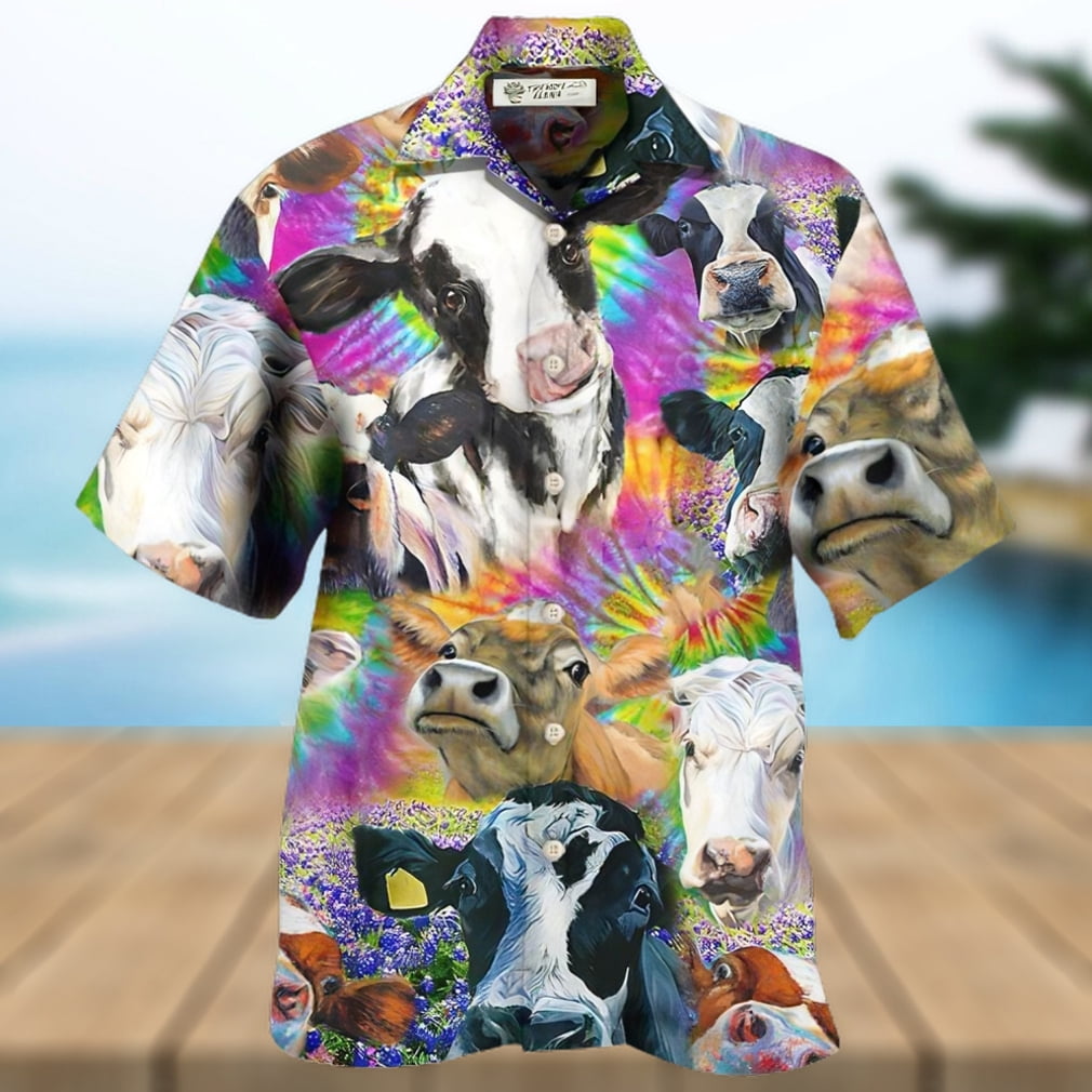 Cow Easily Distracted By Cows Hawaiian Shirt – Trendy Aloha - Walmart.com