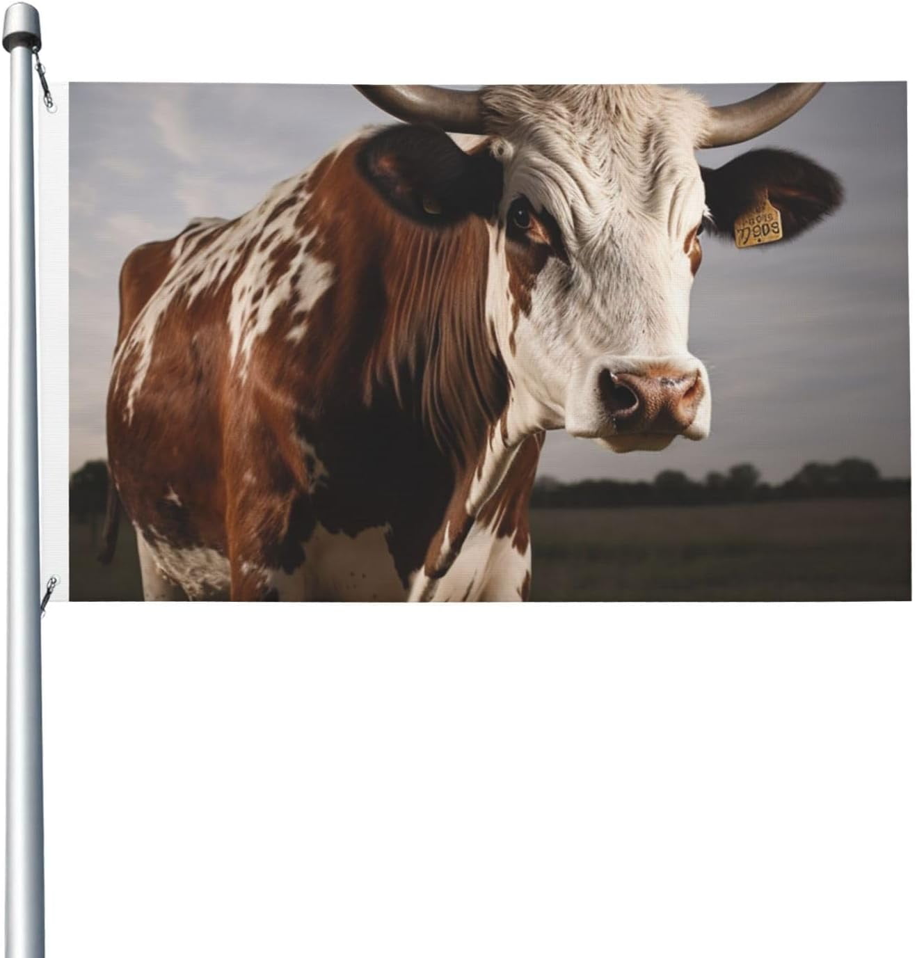 Cow Flag 3x5 ft Garden Flag Outside Yard House Flag Funny Party Banner ...