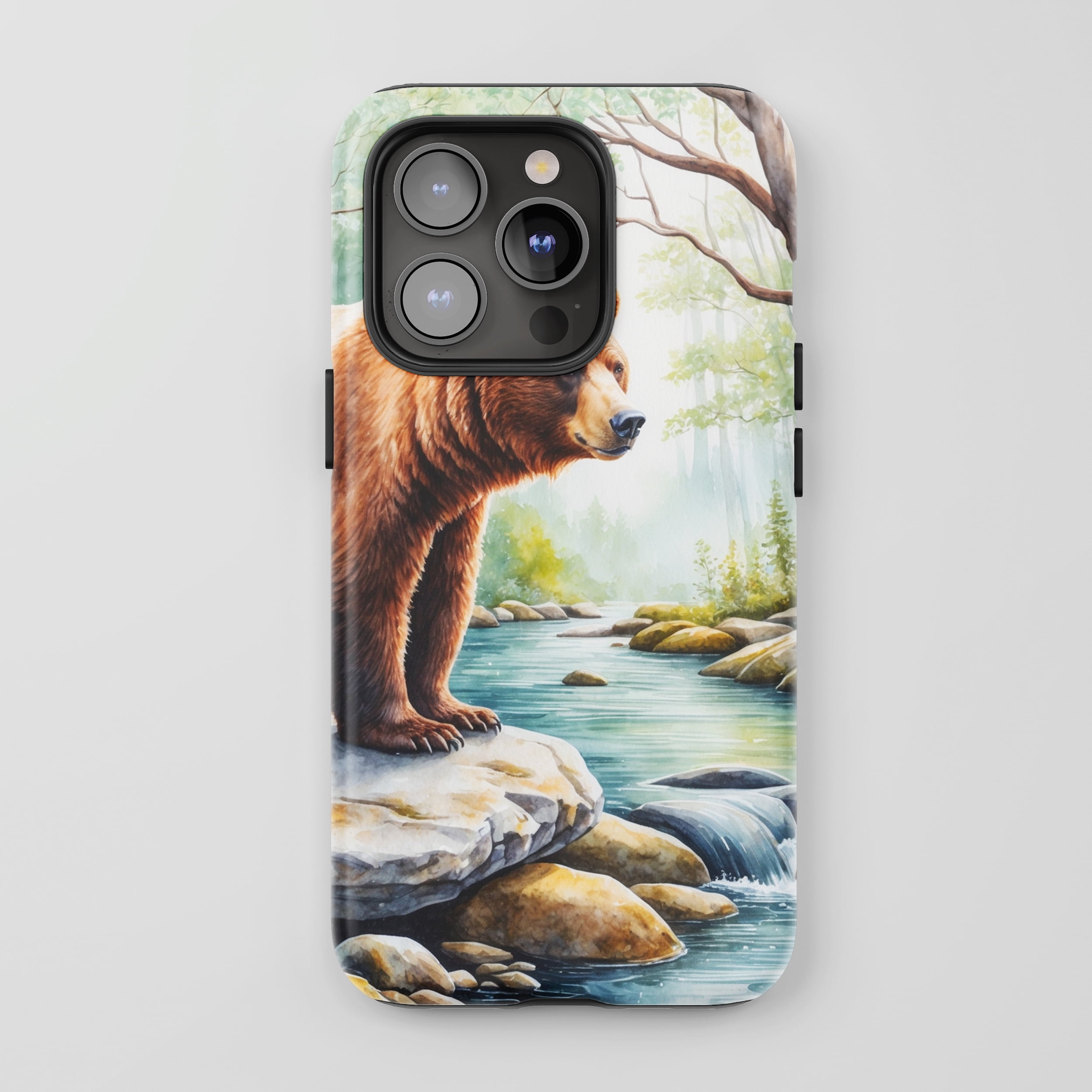 Cow For All iPhone Series Tough Phone Case Realistic Farm Animal Brown ...
