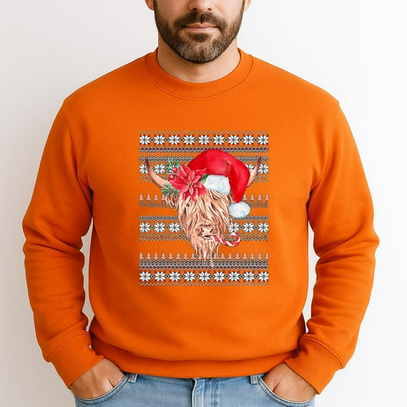 Cow Funny Cattle Farmhouse Christmas Stocking Stuffers Highland Graphic ...