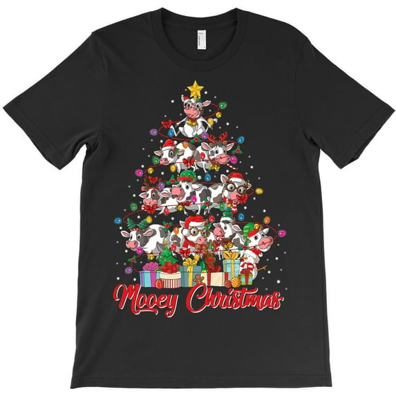 Cow Funny Cattle Mooey Christmas Cow Christmas Tree Saint Nicholas ...