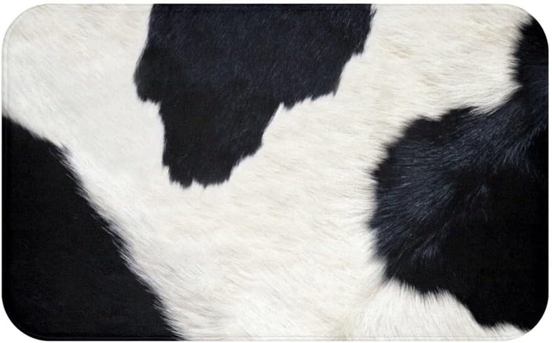 Cow Fur Pattern Bathmat Cow Bathmat Cowhide Bath Mat Cow Fur Bath Mat ...