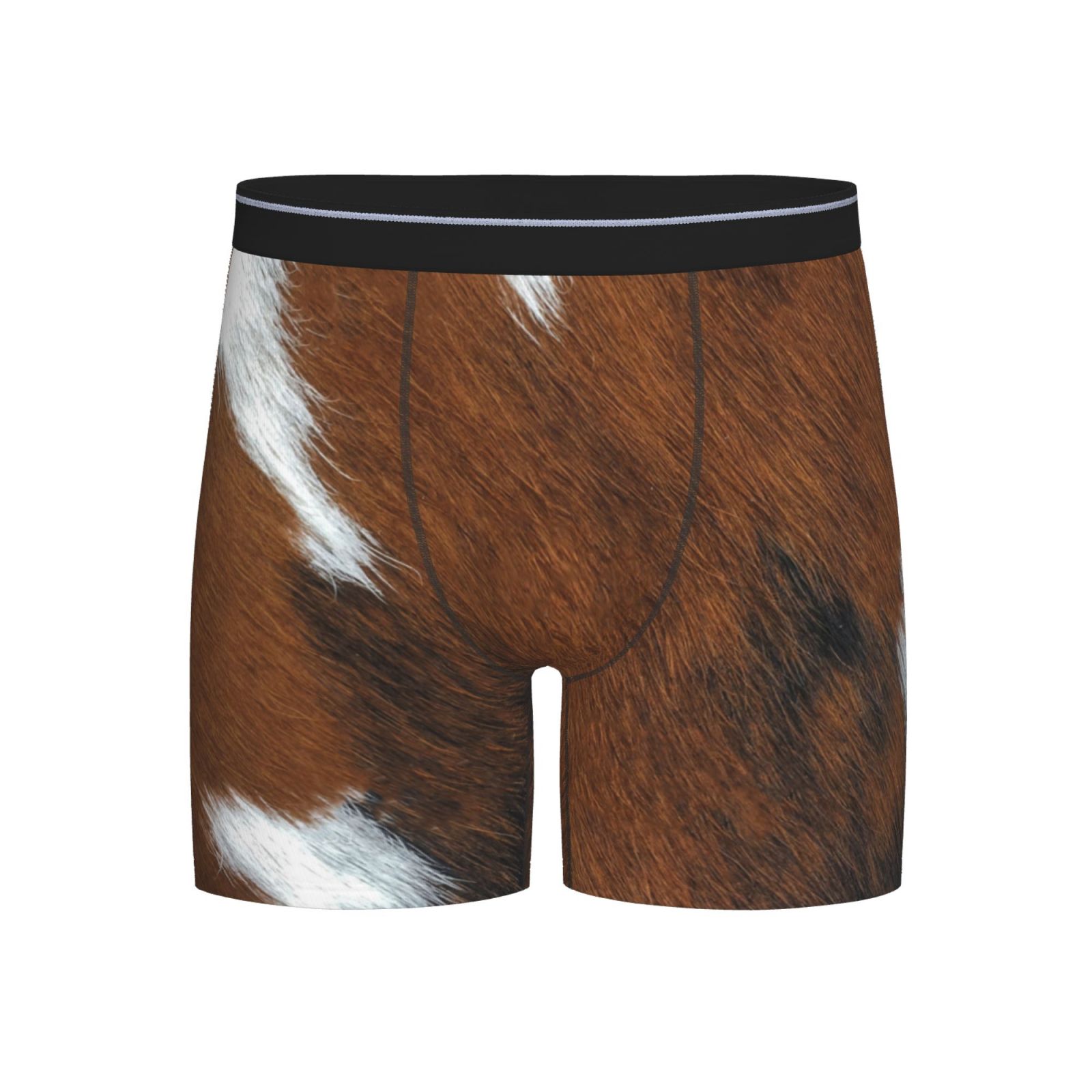 Cow Fur Texture Underwear For Men,Soft Boxer Briefs - Comfortable And ...