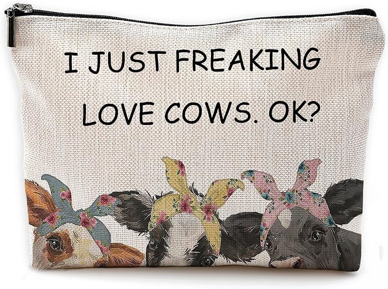 Cow Gifts,Western Makeup Bag,Cow Makeup Bag,Cow Print Stuff,Makeup Bags ...