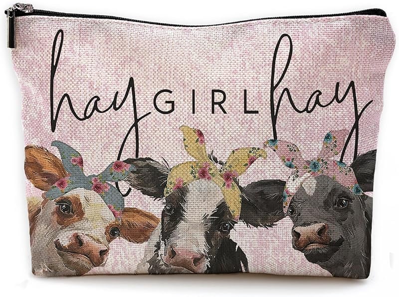 Cow Gifts,Western Makeup Bag,Cow Makeup Bag,Cow Print Stuff,Makeup Bags ...