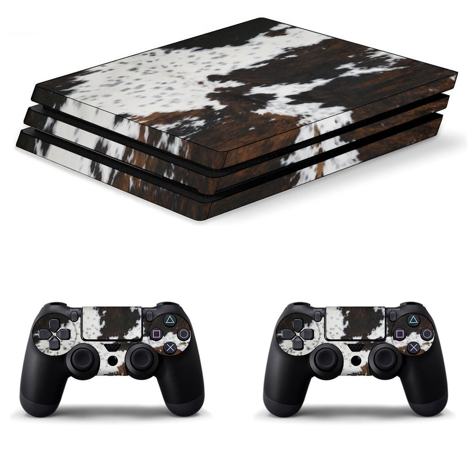 Cow Hide PS4/PS4 Pro/PS4 Slim Skin Sticker For Console And Controller ...