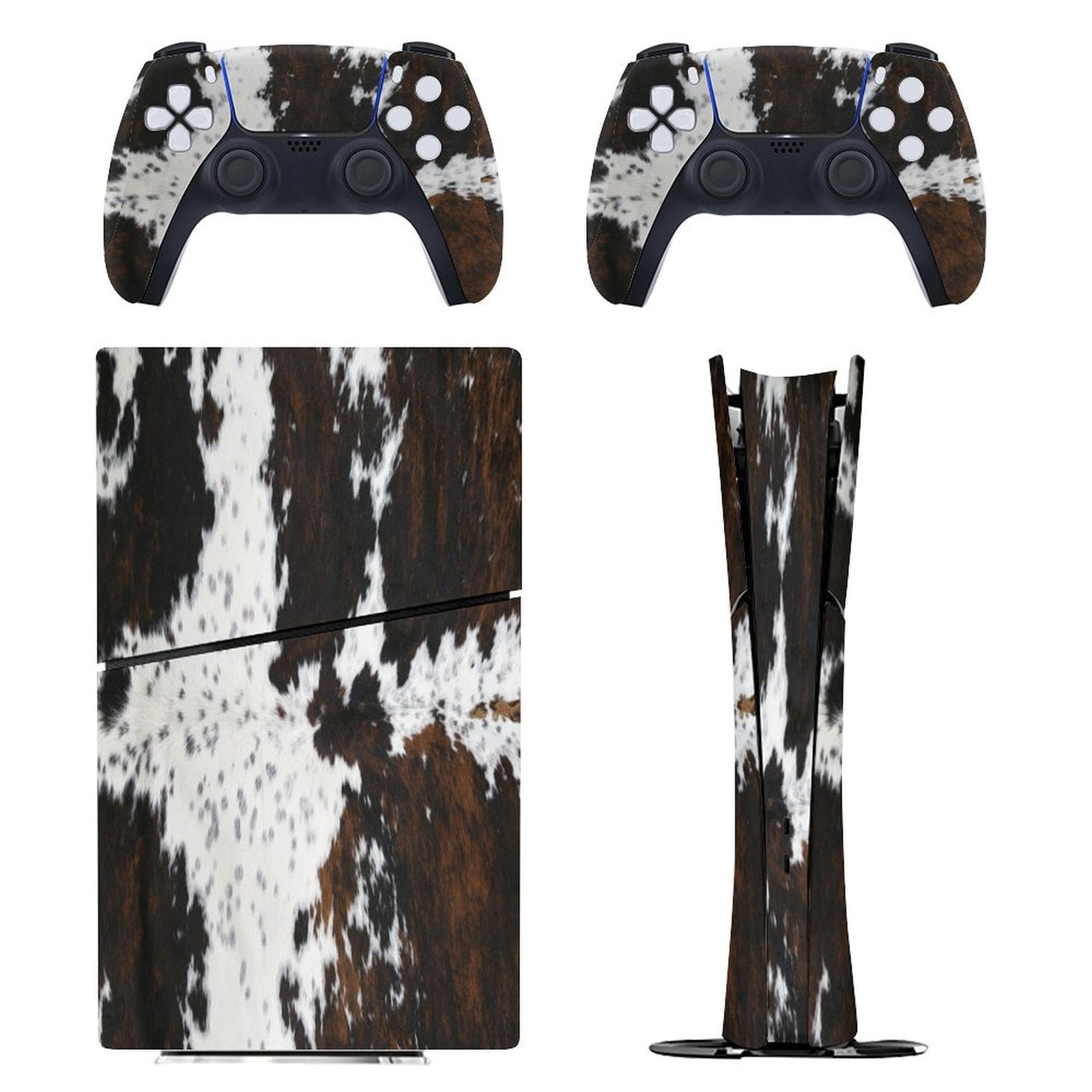 Cow Hide PS5/PS5 Pro/PS5 Slim Digital Disc Skin Sticker For Console And ...