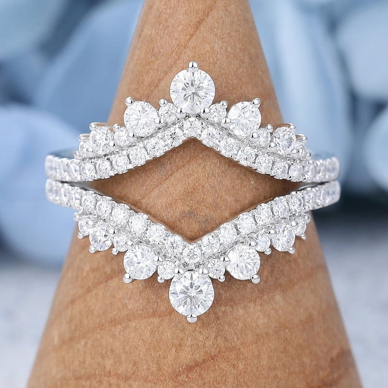 Cow Jewel 2.42 Ct Round Cut Excellent Diamond Ring – 14K White Gold ...