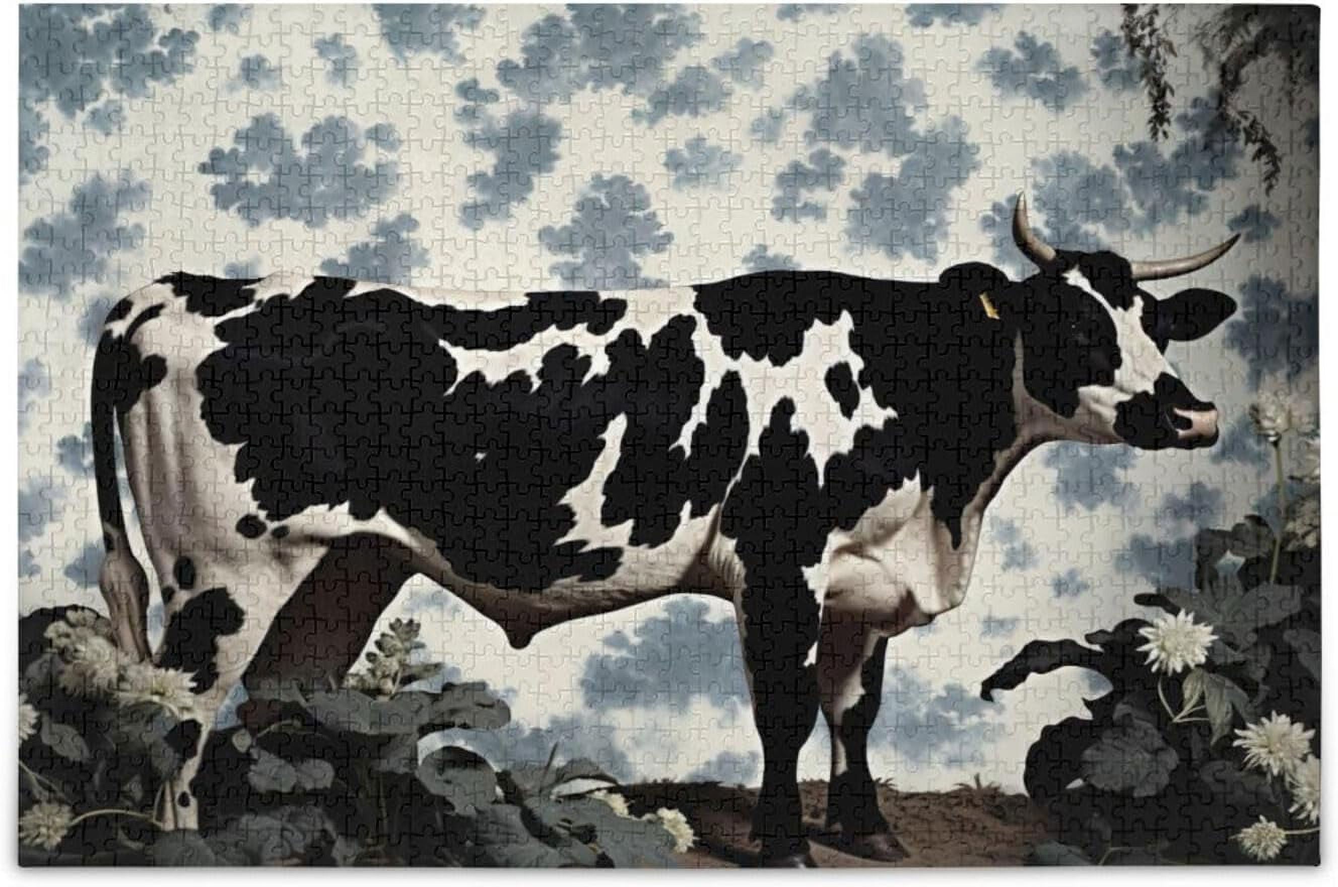 Cow Jigsaw Puzzles for Adults 1000 Pieces, Decompression Entertainment ...
