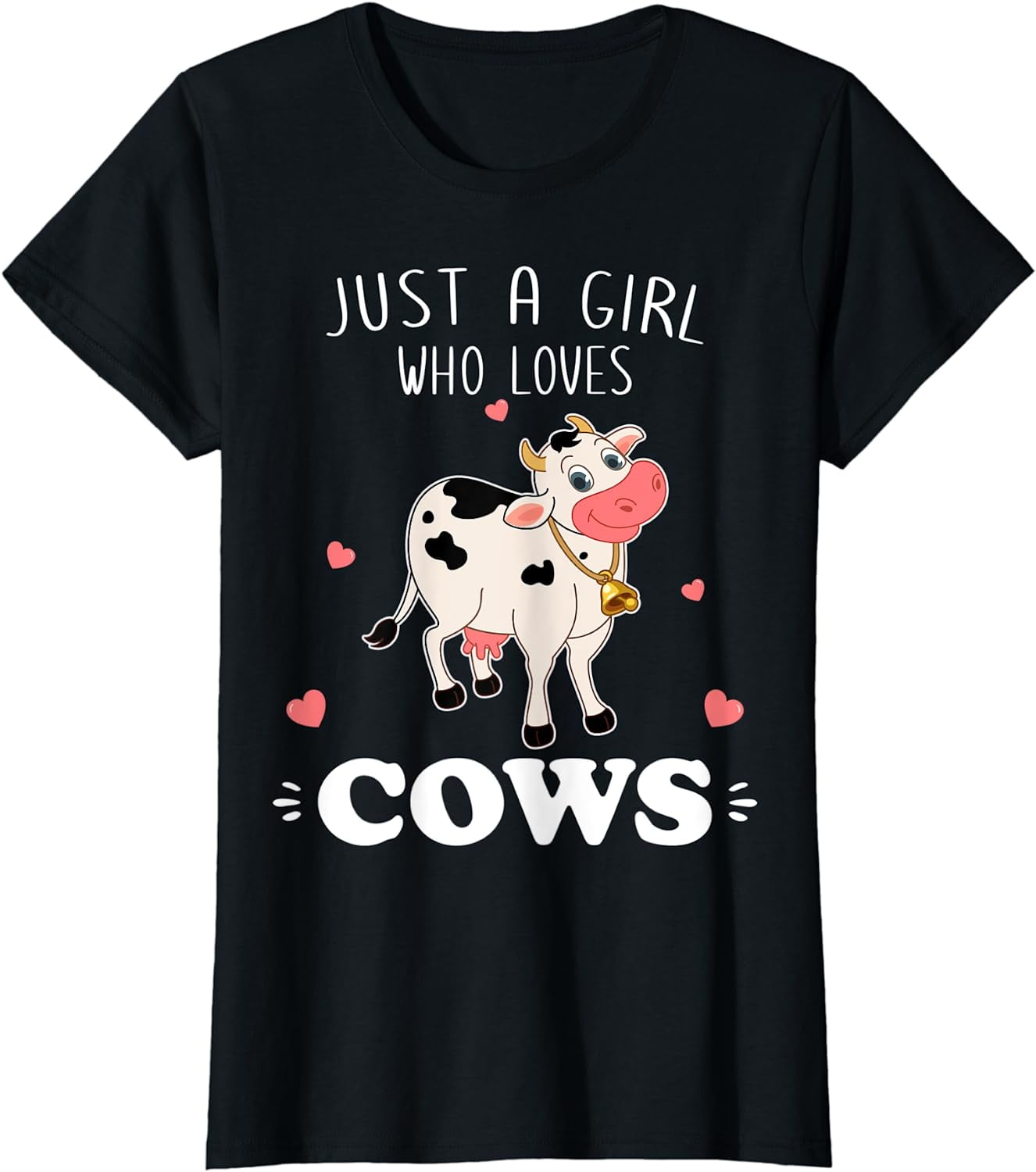 Cow Just A Girl Who Loves Cows T Shirt