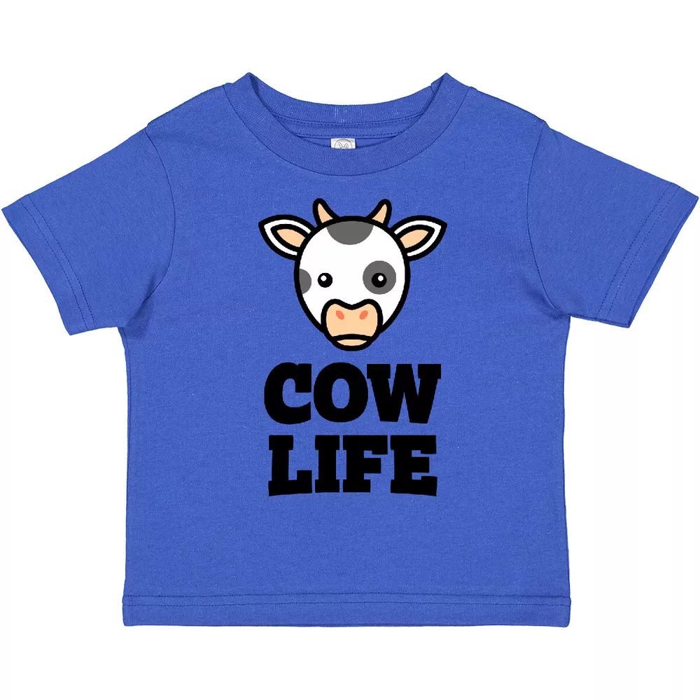 Cow Life Toddler T-Shirt Animals I Love Cows Lover Farm Animal Cute ...