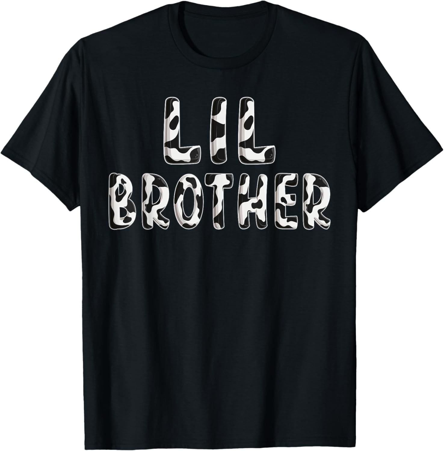 Cow Lil Brother Birthday Family Matching Fathers Day Boy T-Shirt men ...