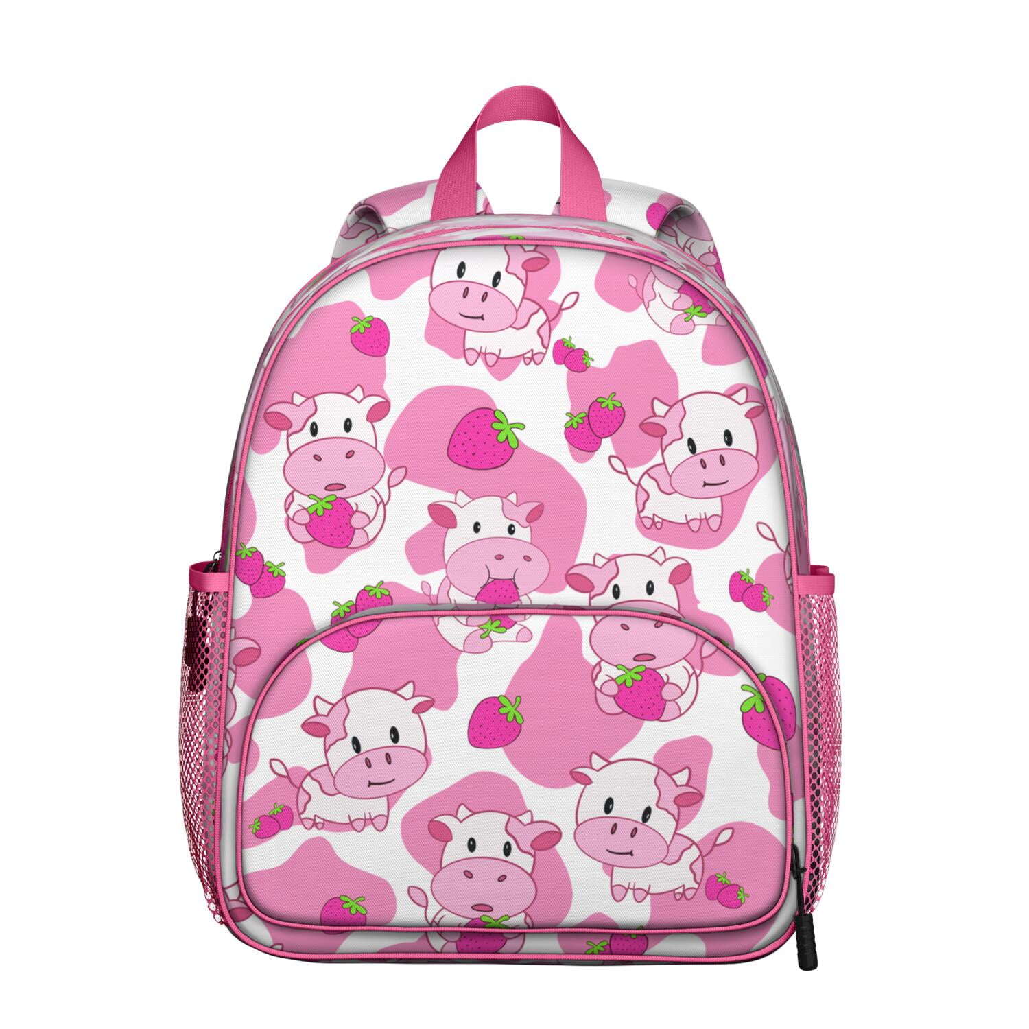 Cow Lovers Student Backpack – Funny Black And White Cow Print With ...