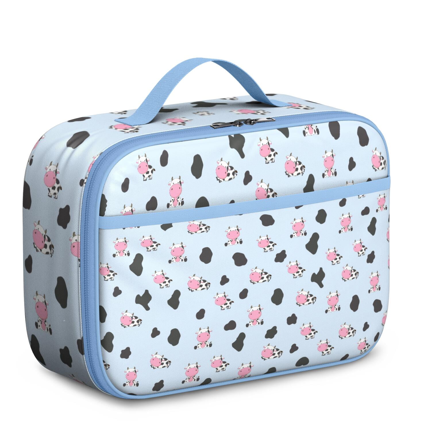 Cow Lunch Bag – Cute Black and White Cow Print Rustic Farmhouse ...