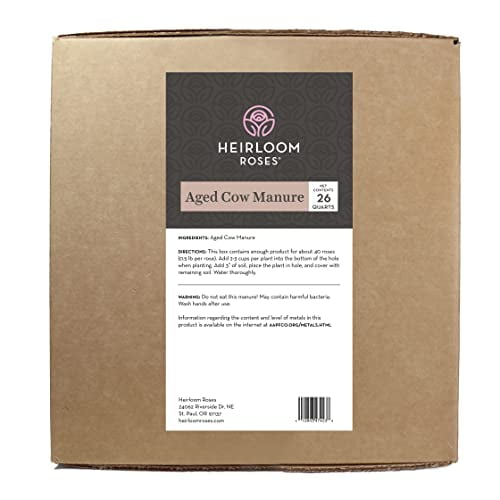 Cow Manure - Composted Top Soil Amendment for Garden, Rose Flower and ...