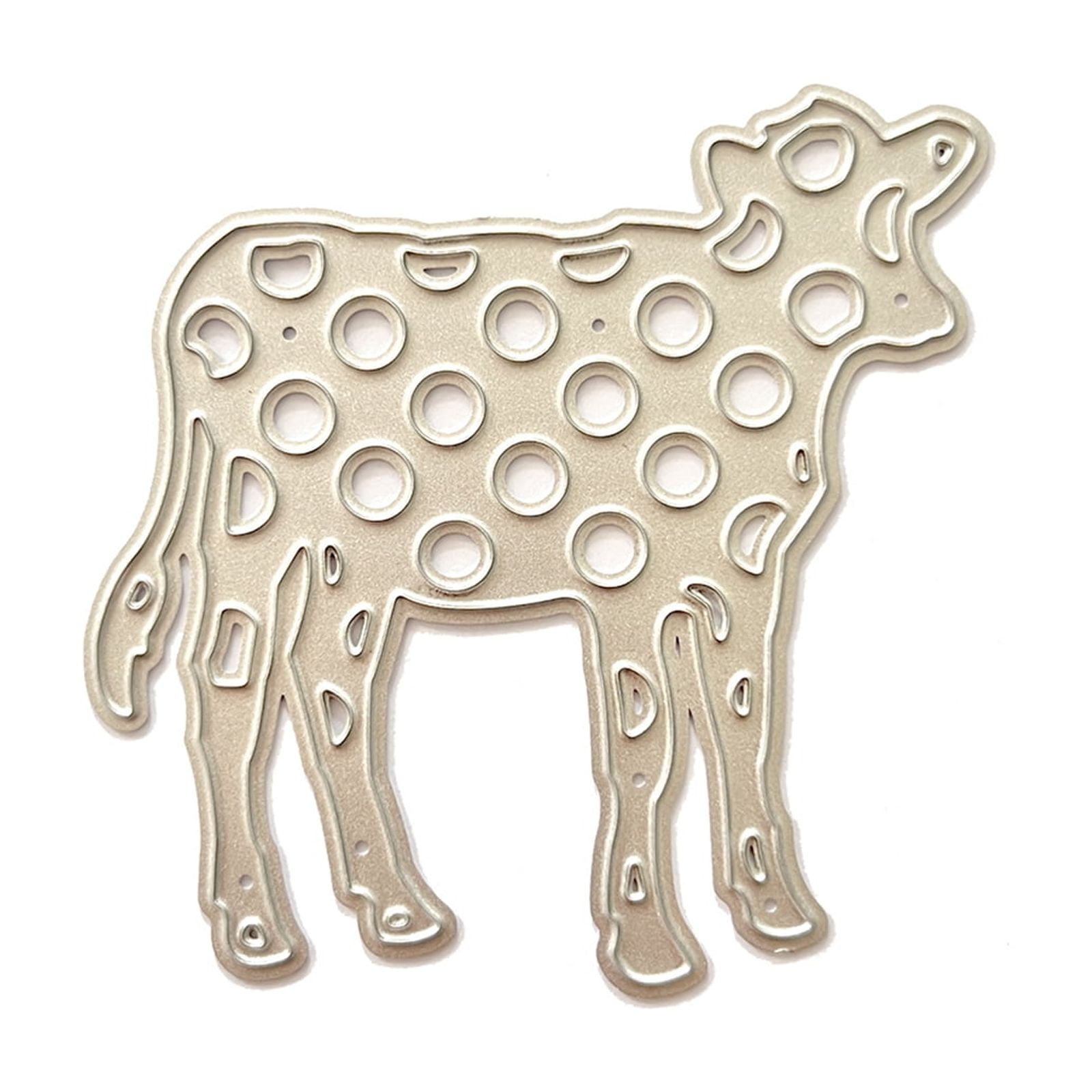 Cow Metal Cutting Dies Craft Carbon Steel Embossing Template Stencil ...
